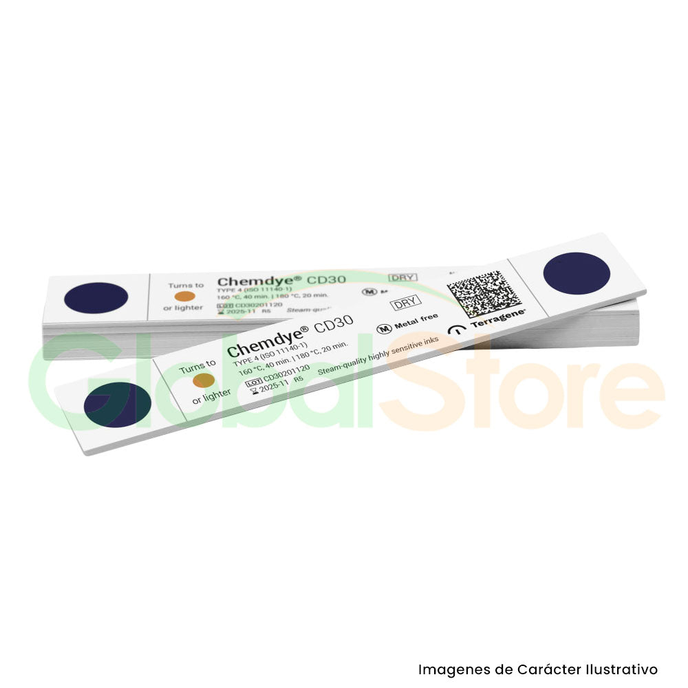 Indicador químico multivariable para Calor Seco Tipo 4 , CD30 Terragene ...