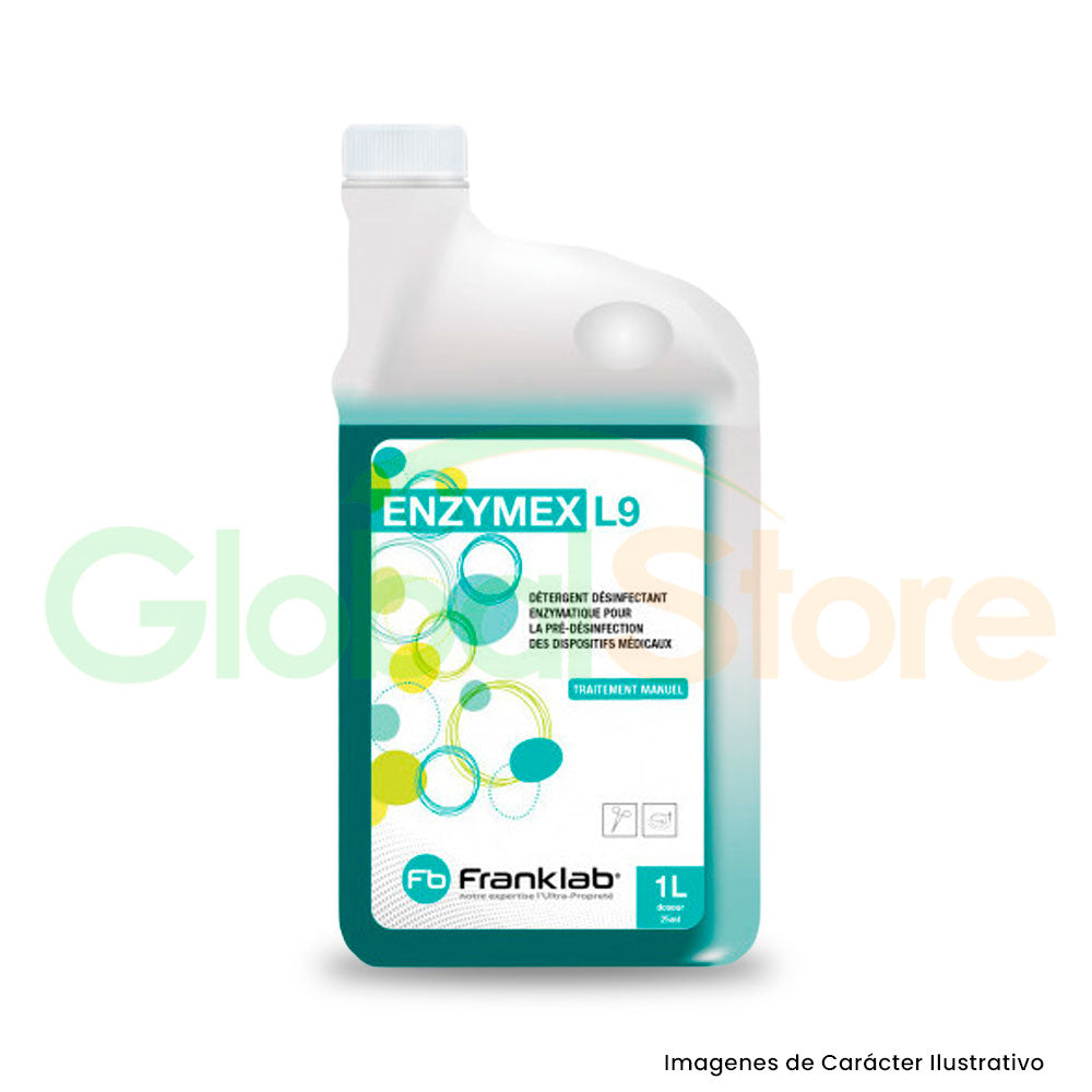 Detergente desinfectante enzimático, Enzymex L9, Franklab – Global-Store.mx