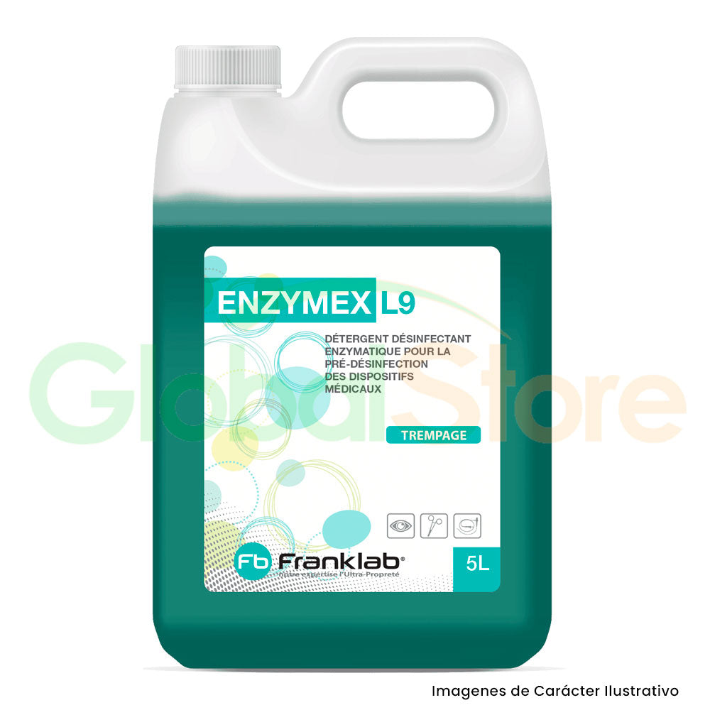 Detergente desinfectante enzimático, Enzymex L9, Franklab – Global-Store.mx