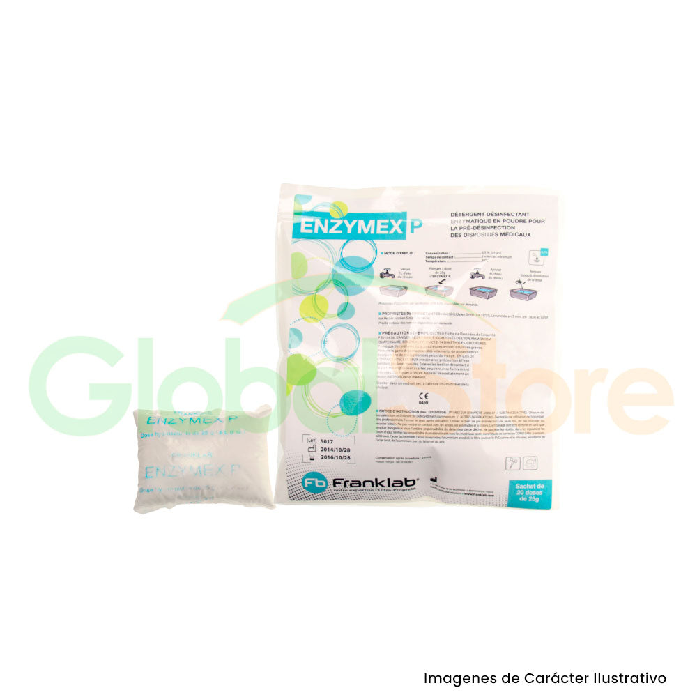 Detergente multienzimatico Enzymex P, Franklab – Global-Store.mx