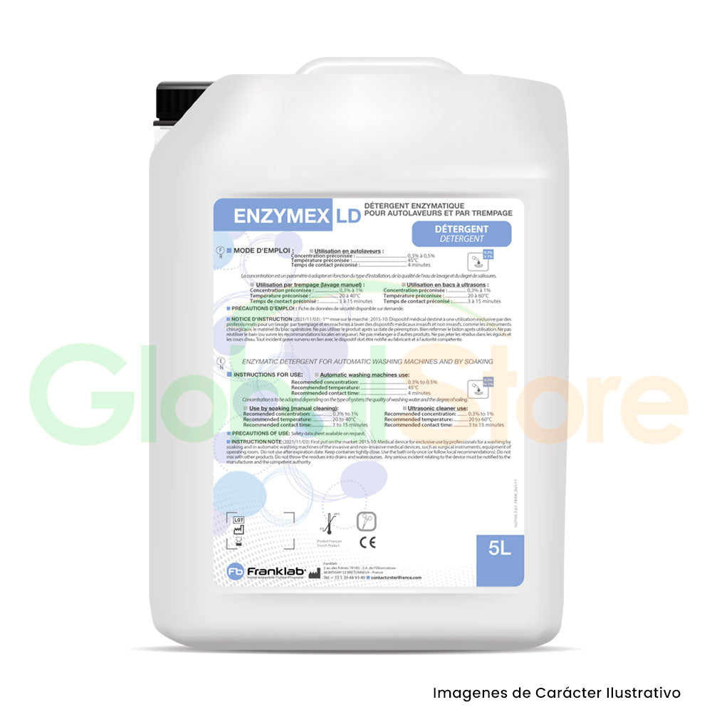 Detergente Liquido Enzimático Enzymex LD, Franklab – Global-Store.mx