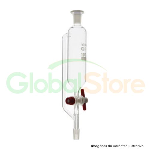 EMBUDO DE ADICIÓN CILÍNDRICO ISOBARO CON LLAVE DE PTFE. LABBOX – Global ...